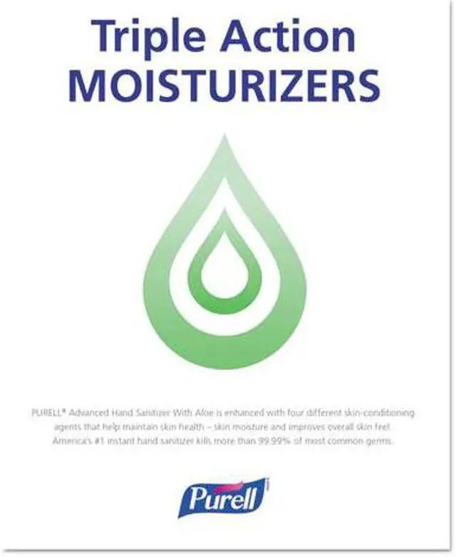 Gojo Industries 5457-04 Gojo Purell Advanced Instant Hand Sanitizer, 4 ...
