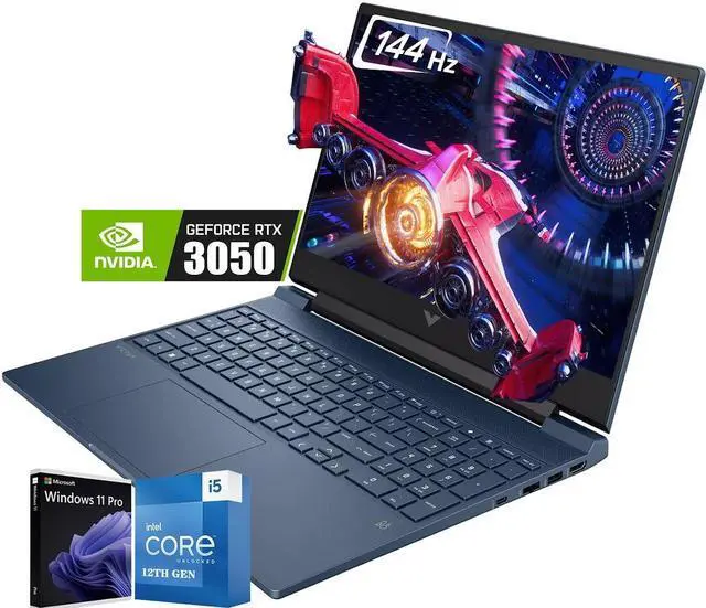 HP Victus 15.6" Gaming Laptop, 144Hz FHD IPS Display, Intel 8-Core i5 ...