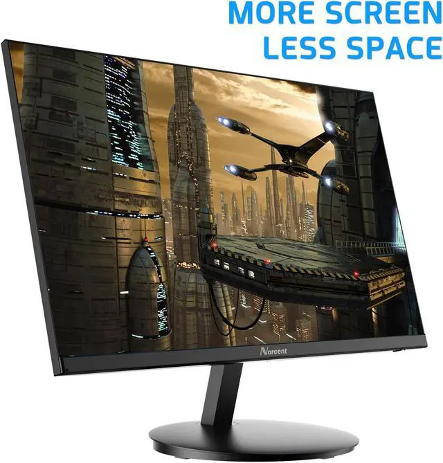 Norcent 24 Inch Home Business Monitor Full HD 1080P IPS LED Display ...
