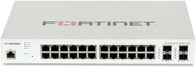 Fortinet FS-224E-POE FortiSwitch 224E-POE 28-Ports 3-Layer managed Rack ...