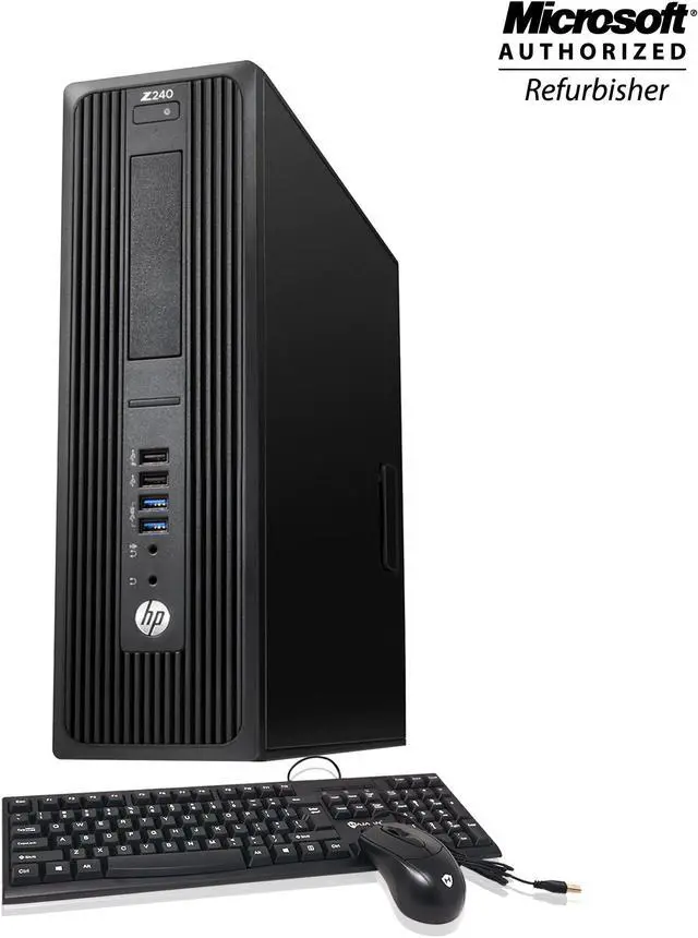 Refurbished: HP Z240 Small Form Factor (SFF) desktop |Core i7 6th Gen ...