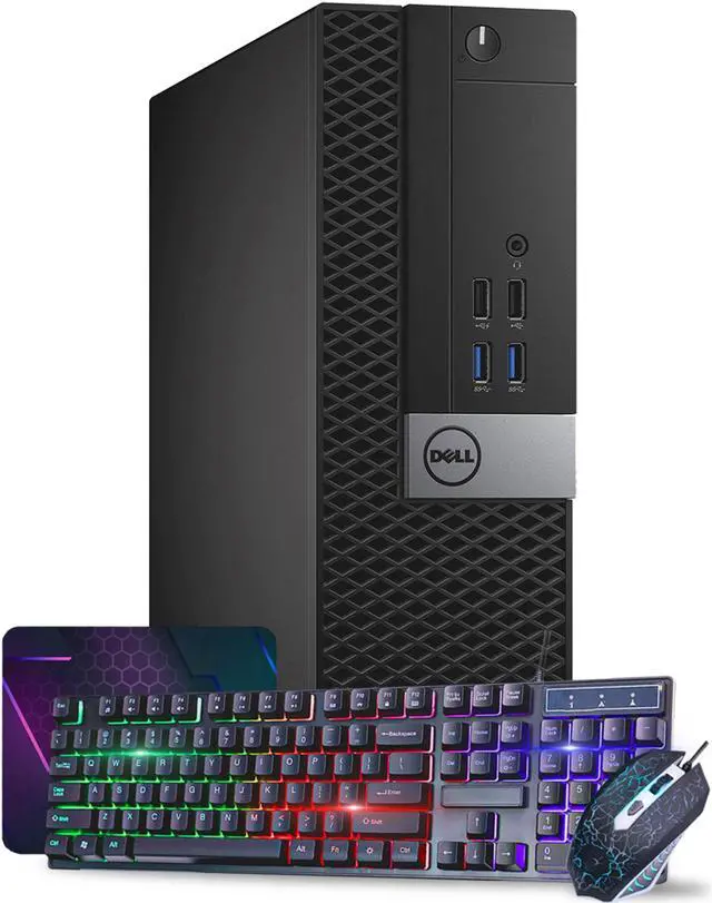 Refurbished: Dell OptiPlex 5040 SFF Desktop Computer PC | 24-inch FHD ...