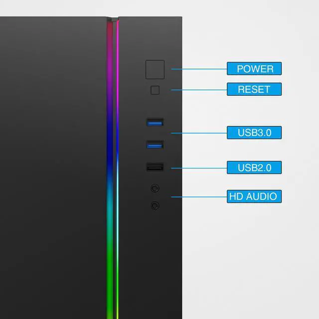 MONTECH SKY ONE MINI/ High Airflow / Fine Mesh / Tempered Glass ITX ...