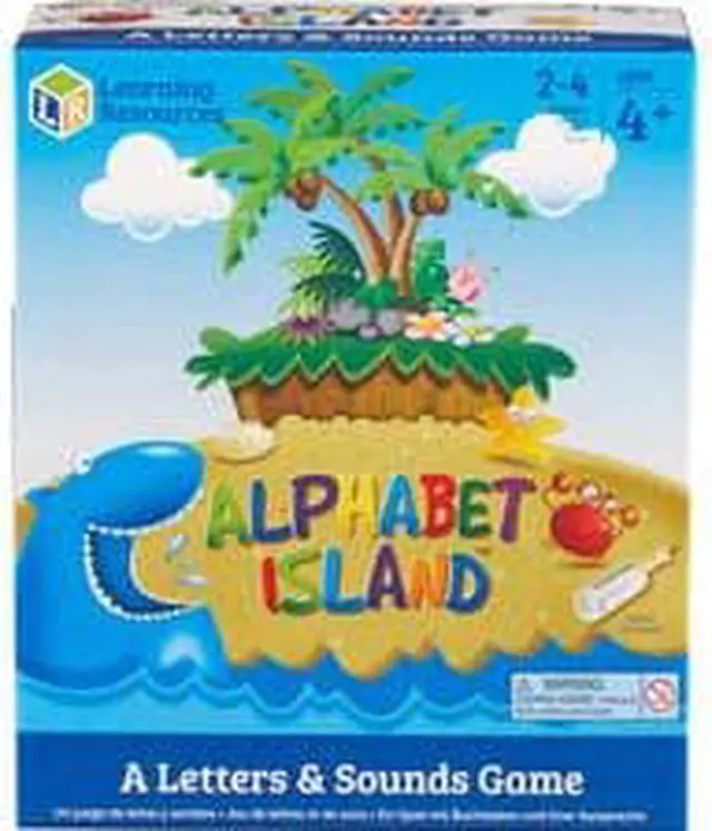 Learning Resources Alphabet Island Game Ages 4+ Ast 5022 - Newegg.com