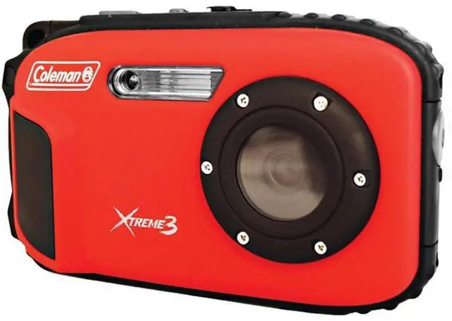 Coleman C9WP-R 20.0-Megapixel Xtreme3 HD Video Waterproof Digital ...
