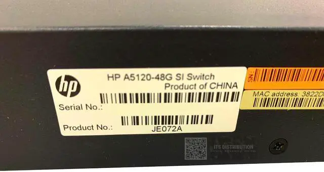 Refurbished: HPE FlexNetwork 5120 48G SI Switch (JE072A) - Newegg.com