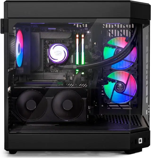 iBUYPOWER Y60 Black Gaming PC Desktop - Intel Core Ultra 7 265KF ...