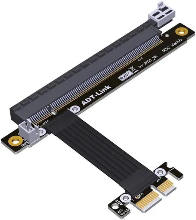 Riser PCIe 4.0 x1 To x16 Extension Cable PCIE4.0 Mining Adapter For GPU ...