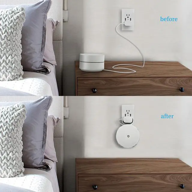 STANSTAR Google WiFi Wall Mount ,WiFi Bracket Holder for Google Mesh ...