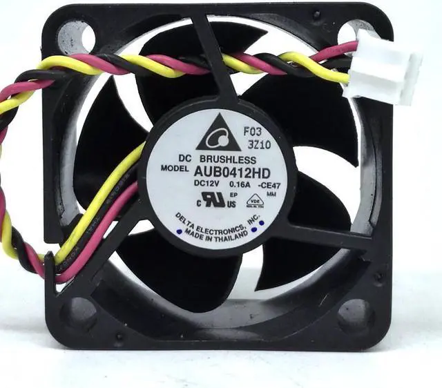 40mm fan 40X40X20 mm New For Delta aub0412hd mute fan 4cm 4020 DC 12V 0 ...