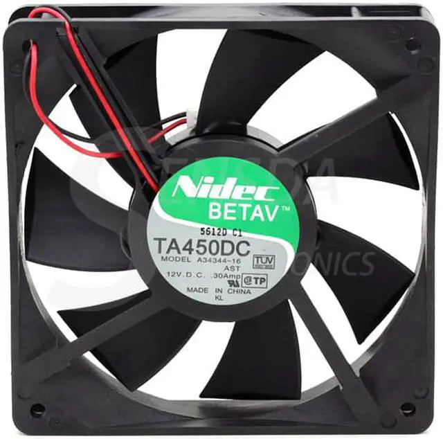 Nidec TA450DC A34344-16 AST 12cm 120mm DC12V 0.30A Server 120x120x25mm ...