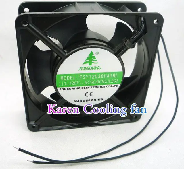 12cm FSY13B110H FSY12038HA1BL 50/60Hz 110v-120v 0.26A RD45-121 12038 ...