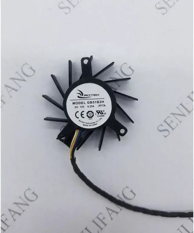 ROTEK GB51B2M GB51B2H DC 12V 0.15A 4-wire Server Cooler Fan - Newegg.com