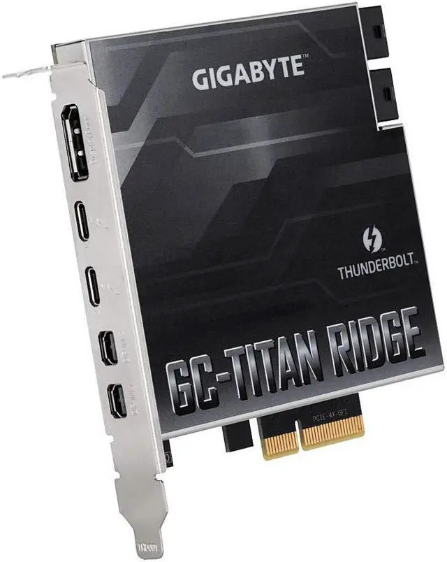 GIGABYTE (Alpine Ridge Thunderbolt 3 PCIe Card Components Other GC ...