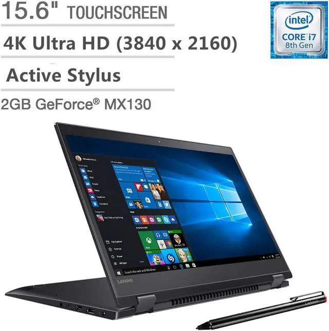 Lenovo Flex 5 15 2-in-1 Touchscreen Laptop - Intel Core i7 - GeForce MX130 - 4K Ultra HD ...