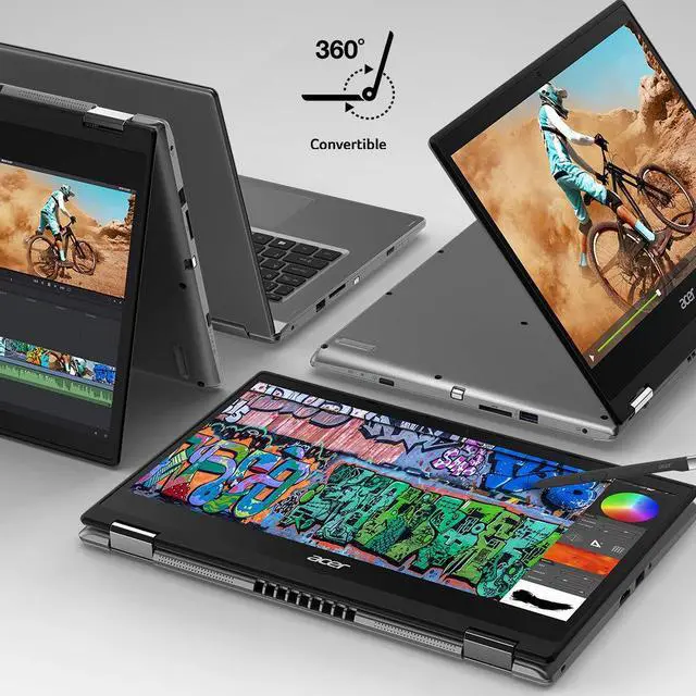 Acer Spin 3 Convertible Laptop, 14" Full HD IPS Touch, 8th Gen Intel ...