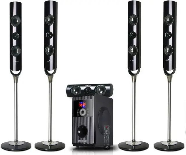 beFree Sound BFS-900 5.1 Channel Surround Sound Bluetooth Speaker ...