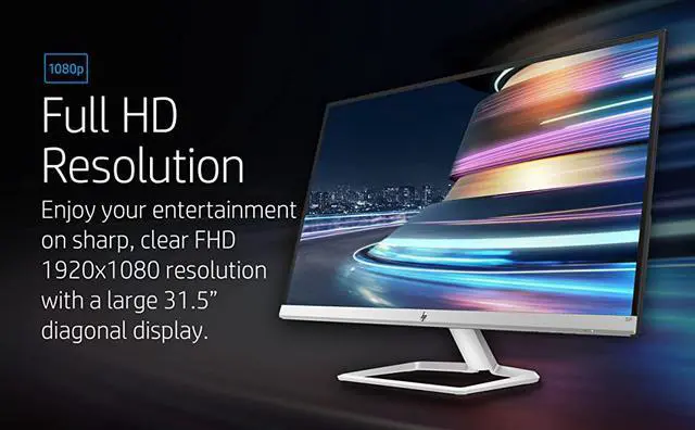 Refurbished: HP 32f 31.5" IPS LED FHD 1920 x 1080 Anti-Glare 5ms ...