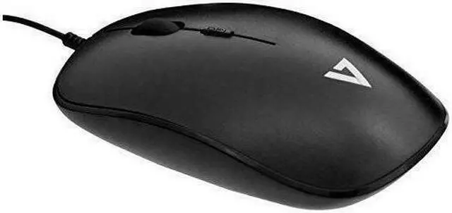 V7 MU200-1N Black Wired Optical Low Profile Mouse - Newegg.com