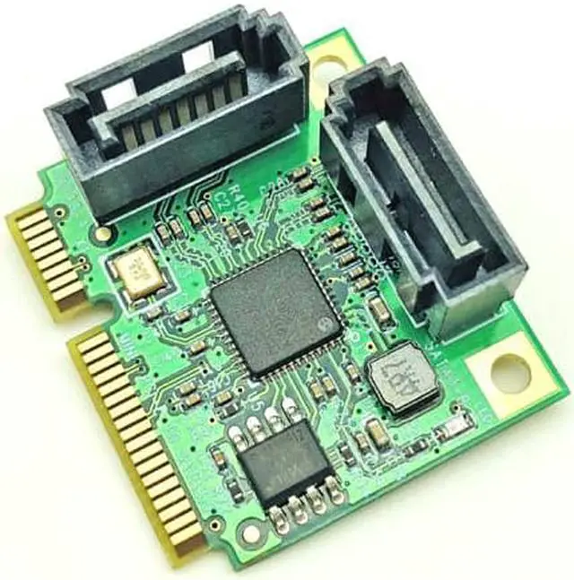 Mini PCI E SATA Card Mini PCIE SATA Controller/HUB/Multiplier 2Port ...