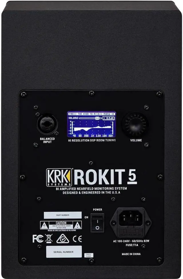 KRK ROKIT 5 G4 5" 2-Way Active Studio Monitor (Pair, Black) - Newegg.com