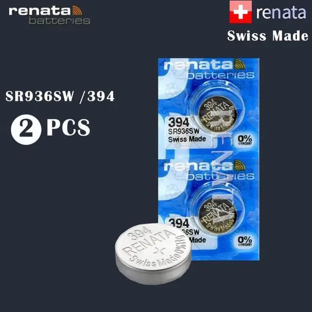 2Pcs/Lot Renata 394 Brand Silver Oxide Watch Battery LONG LASTING ...