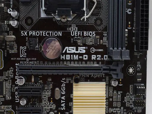 Refurbished: Asus H81M-D R2.0 Desktop Motherboard - Intel H81 Chipset - Socket H3 LGA-1150 ...