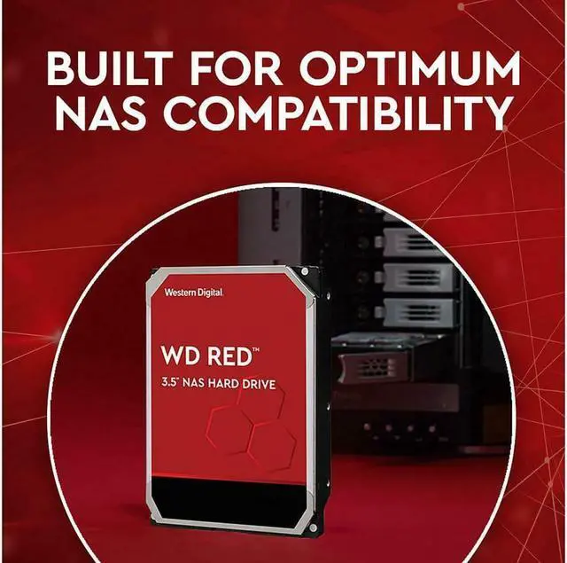 WD Bulk WD60EFAX 3.5 in. Hard Drive WD60EFAX 6TB Desktop Red SATA 256MB ...