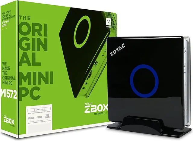 ZOTAC ZBOX MI572 Mini PC Desktop Intel Core i7-7700T, Intel HD Graphics ...