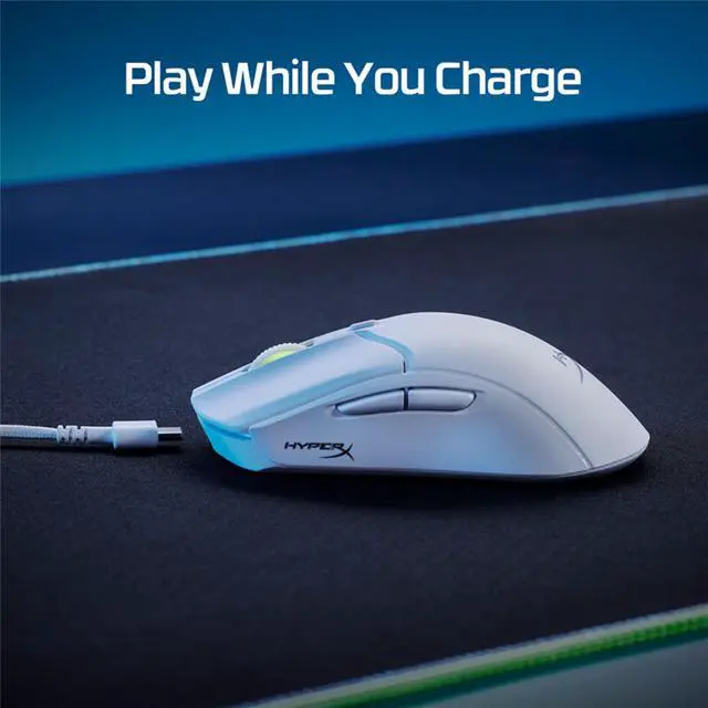 HyperX Spinfire 2 Wireless Gaming Mouse, 2.4Ghz/Bluetooth, 8000Hz ...