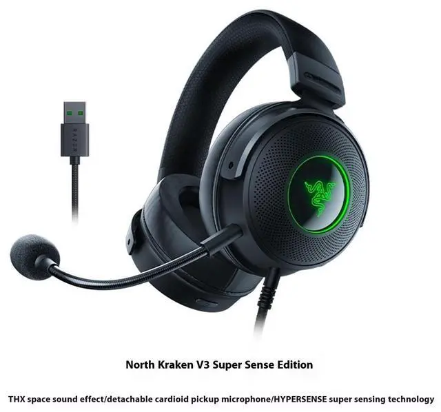 AULA Giant Demon V3 Super Sensitive Edition Wired Gaming Headset ,Ultra ...