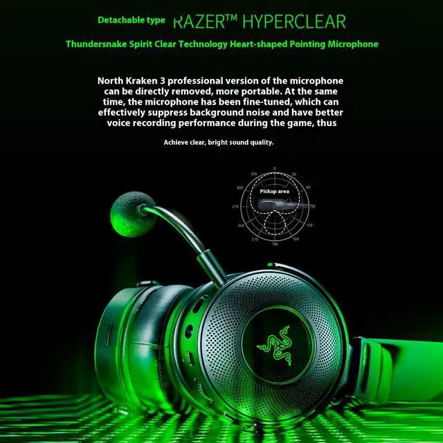 AULA Giant Demon V3 Super Sensitive Edition Wired Gaming Headset ,Ultra ...