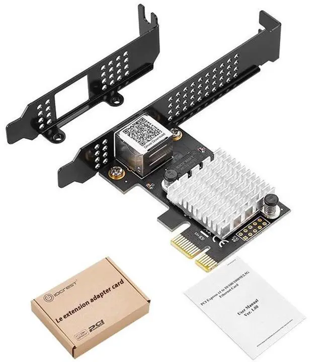 locrest PCI-E Gigabit LAN Card Desktop 2.5G Wired LAN Card PCI-E ...