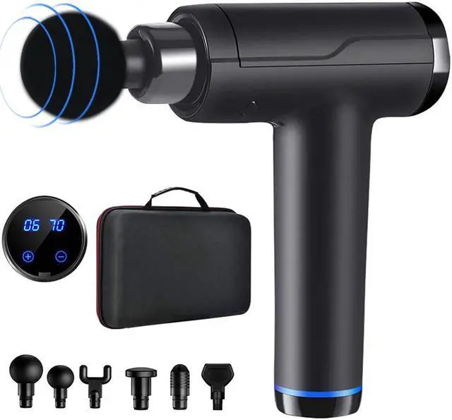 Massage Gun Muscle Relaxation Massager Electric Body Fascial Gun Deep ...
