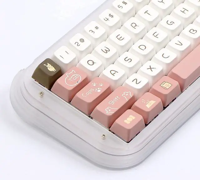 EPOMAKER Mini Cat 64 60% Hot Swappable Acrylic RGB Wired Mechanical ...