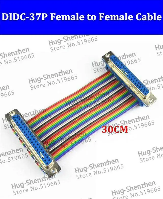 DB37 ribbon cable DIDC-37P female to female cable DIDC DR37 COM ...