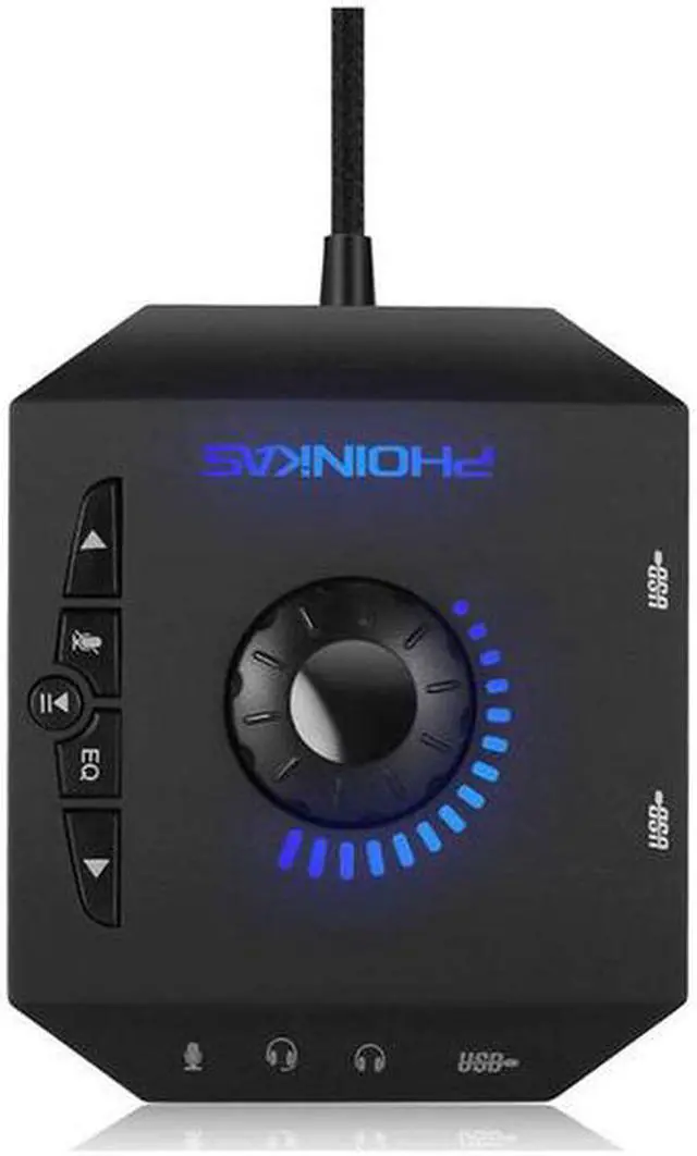 Phoinikas T10 Multi-Switch Usb Hub Audio Adapter External Stereo Card ...