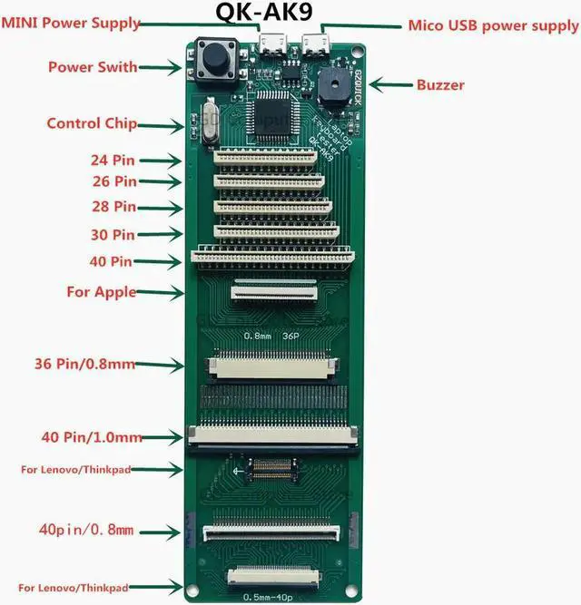 FOR QK-AK9 QK-AK7 QK-AK5 Laptop Keyboard er ing Device Machine Tool USB ...