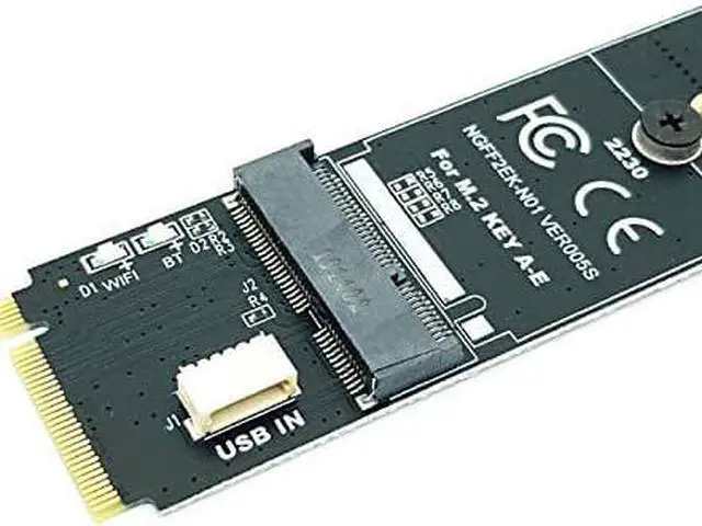M.2 M-Key to A + E Key NGFF Slot Wifi Wireless Network Card M.2 NGFF ...