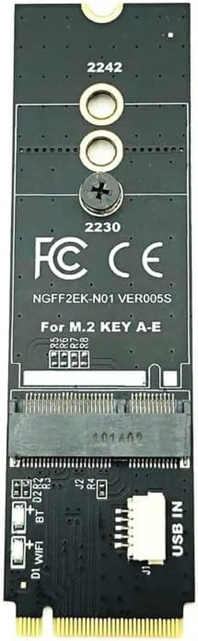 M.2 M-Key to A + E Key NGFF Slot Wifi Wireless Network Card M.2 NGFF ...