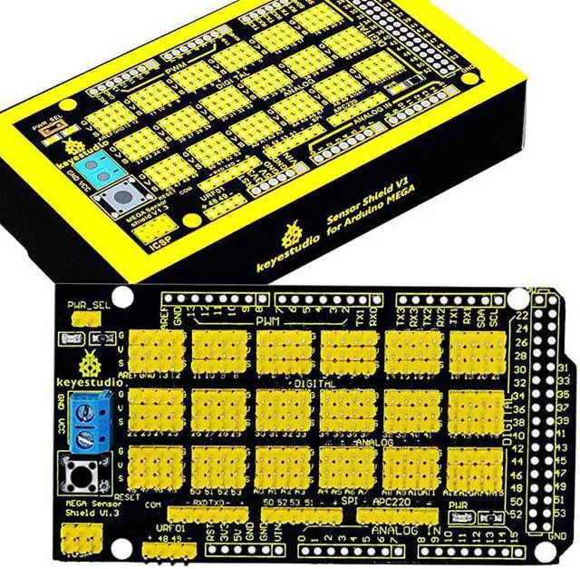 KEYESTUDIO MEGA Sensor Shield V1 For Arduino MEGA R3 2560, 42% OFF
