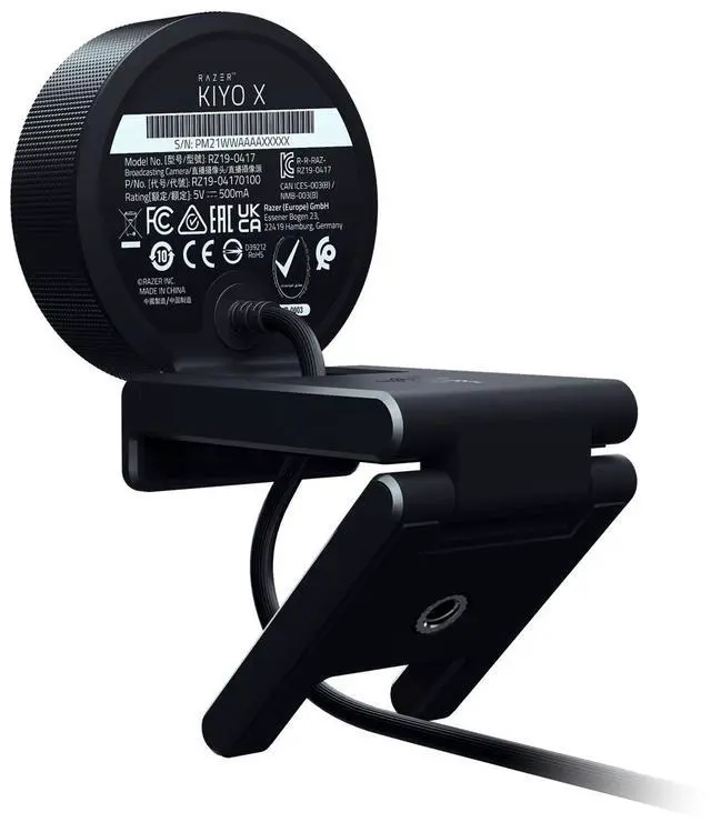 Razer Kiyo X Full HD Streaming Webcam: 1080p 30FPS or 720p 60FPS - Auto ...