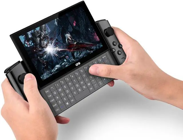 Windows10 5.5inches handheld mini game console, UMPC 1280x720 PPI268 ...