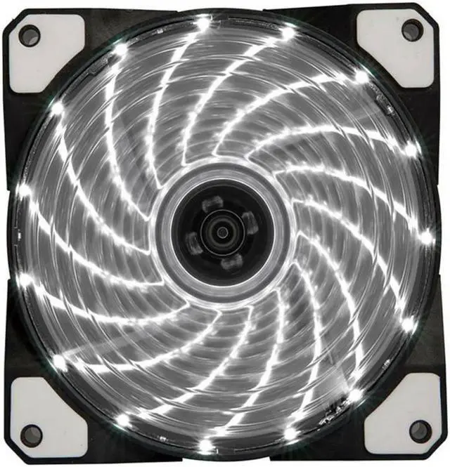 SA 120mm PC Cooling Computer 16dB Ultra Silent 15 LEDs Case Fan ...