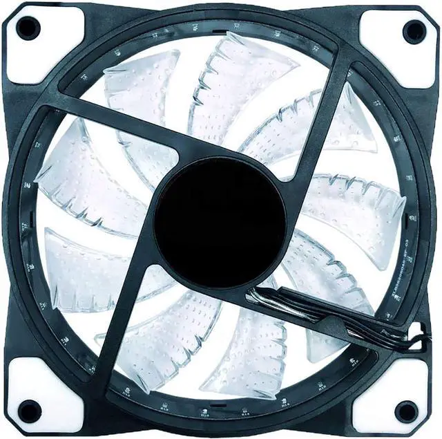 SA 120mm PC Cooling Computer 16dB Ultra Silent 15 LEDs Case Fan ...