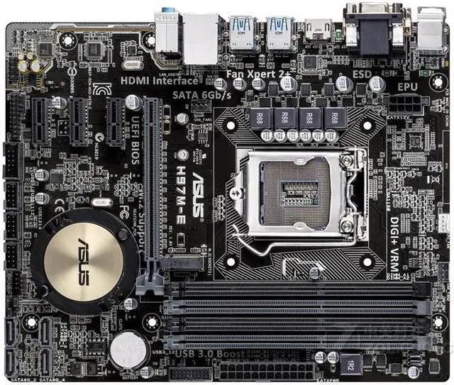 Refurbished: ASUS H97M-E LGA 1150 DDR3 32GB Micro ATX Motherboard - Newegg.com