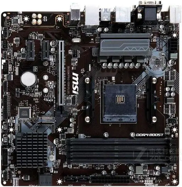 Refurbished: MSI B450M PRO-VDH PLUS AMD B450 Socket AM4 DDR4 64GB Micro ...