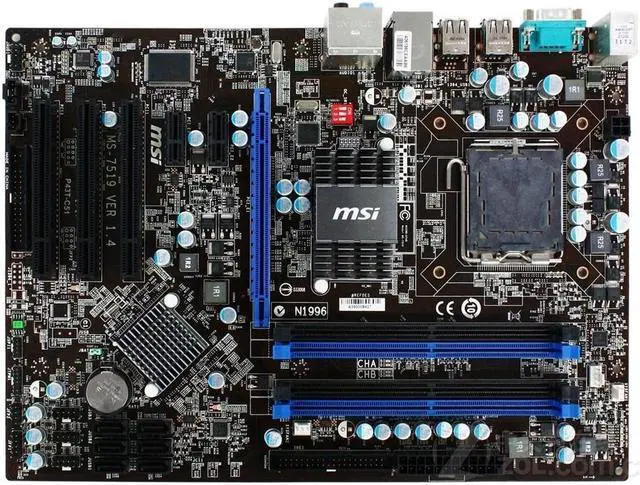 Refurbished: MSI P43T-C51 Intel P43 LGA 775 DDR2 16GB ATX Motherboard ...