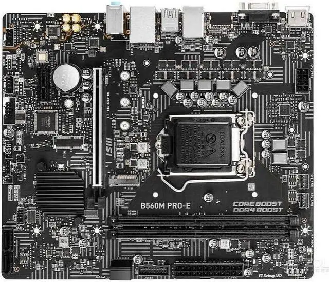 Refurbished: MSI B560M PRO-E Intel B560 LGA 1200 DDR4 64GB Micro ATX ...