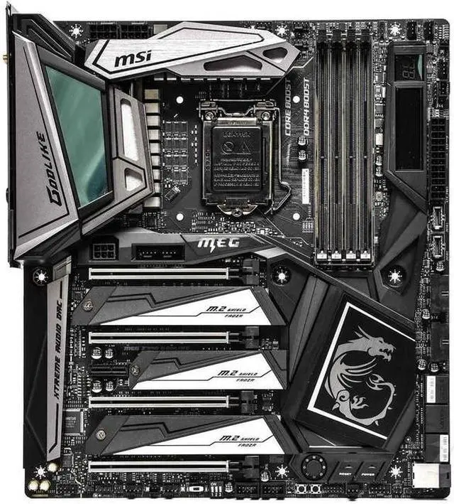Refurbished: MSI MEG Z390 GODLIKE Intel Z390 LGA 1151 DDR4 128GB E-ATX ...